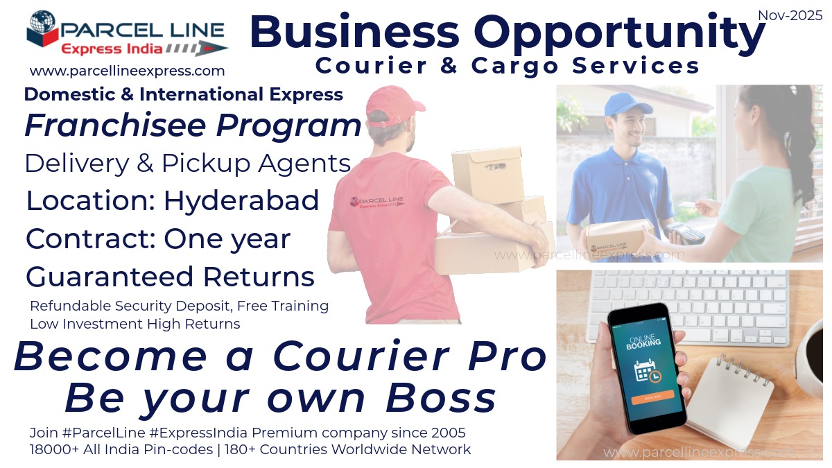 Courier Franchise in Hyderabad | Best is ParcelLine Express
