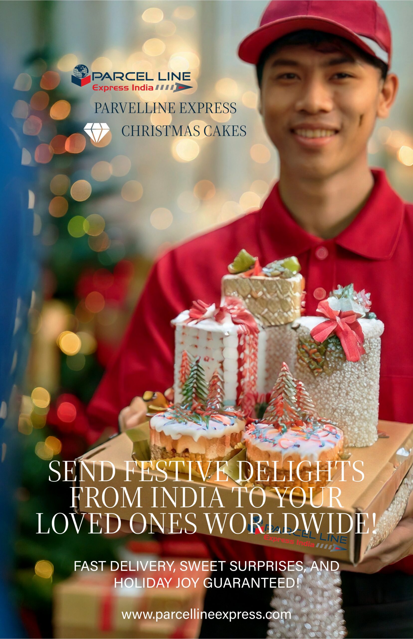 Christmas Cake Express: 4X Speed from Hyderabad to USA/UK
